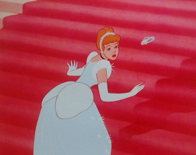 Vintage Disney Print CINDERELLA Poster Print Perfect for - Etsy