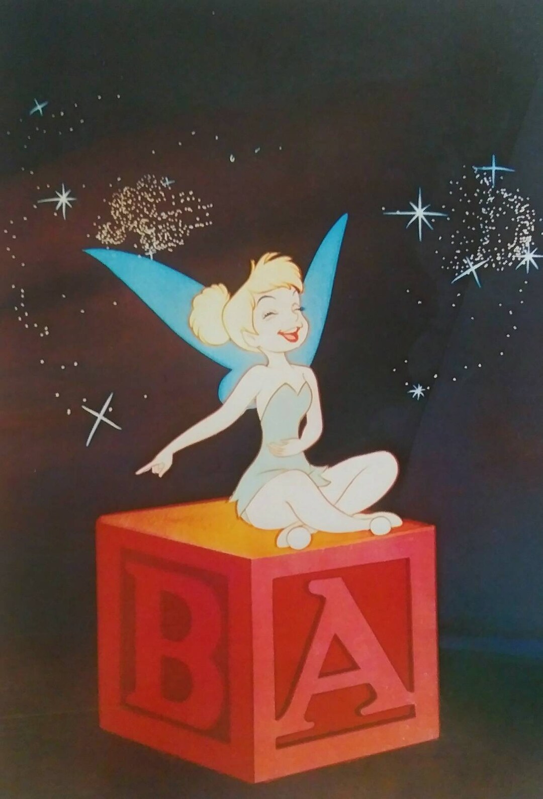 Vintage Disney Print TINKERBELL Poster Print Perfect for Framing 15 X ...