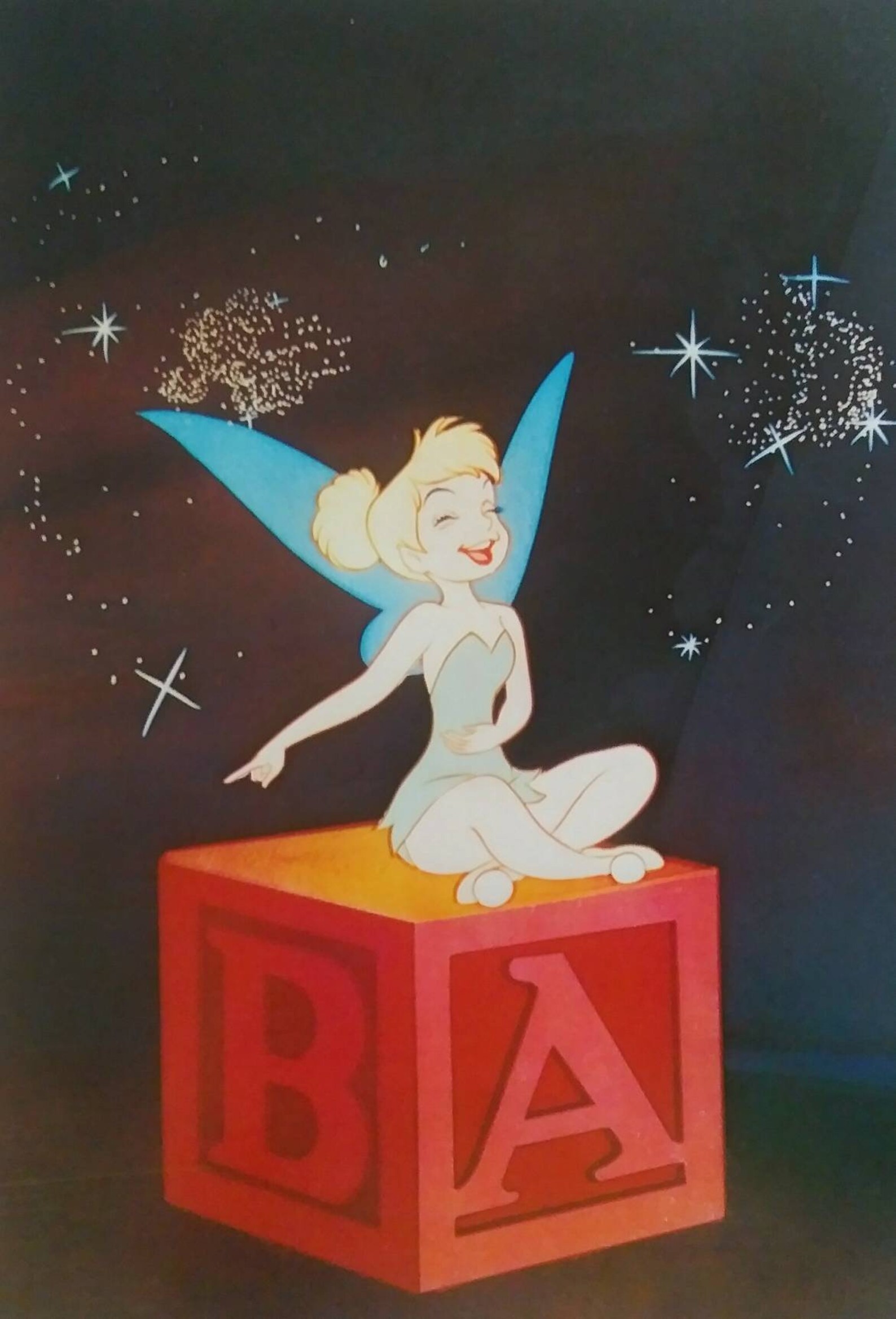 Vintage Disney Print TINKERBELL Poster Print Perfect for - Etsy