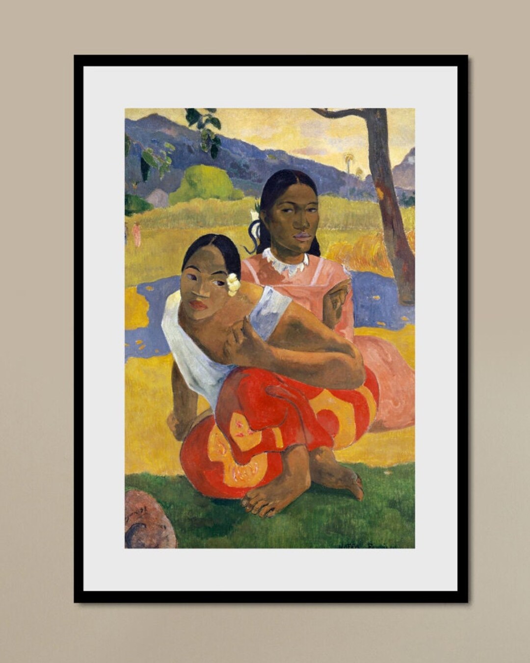 Printable Nafea Faa Ipoipo (when Will You Marry?) by Paul Gauguin ...