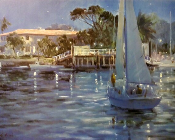 Ray Ellis Print Yate Mar Ocean Beach Sea Harbor Print | Etsy