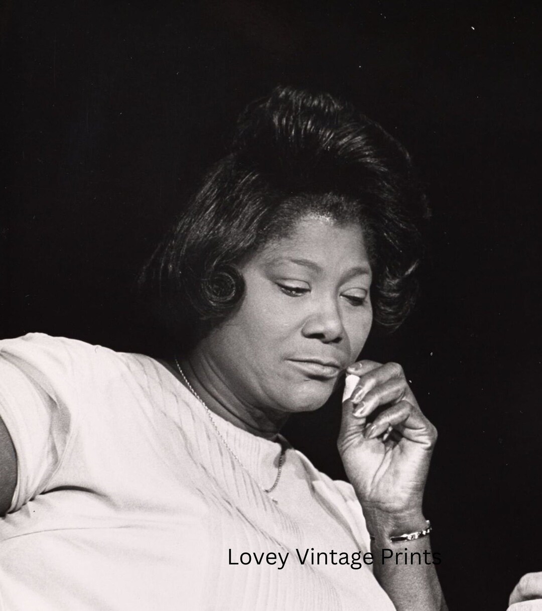 Printable Mahalia Jackson Vintage 1960s Print | Printable Art | Digital ...