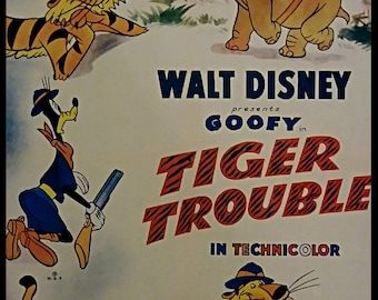 Goofy Tiger Trouble - Etsy