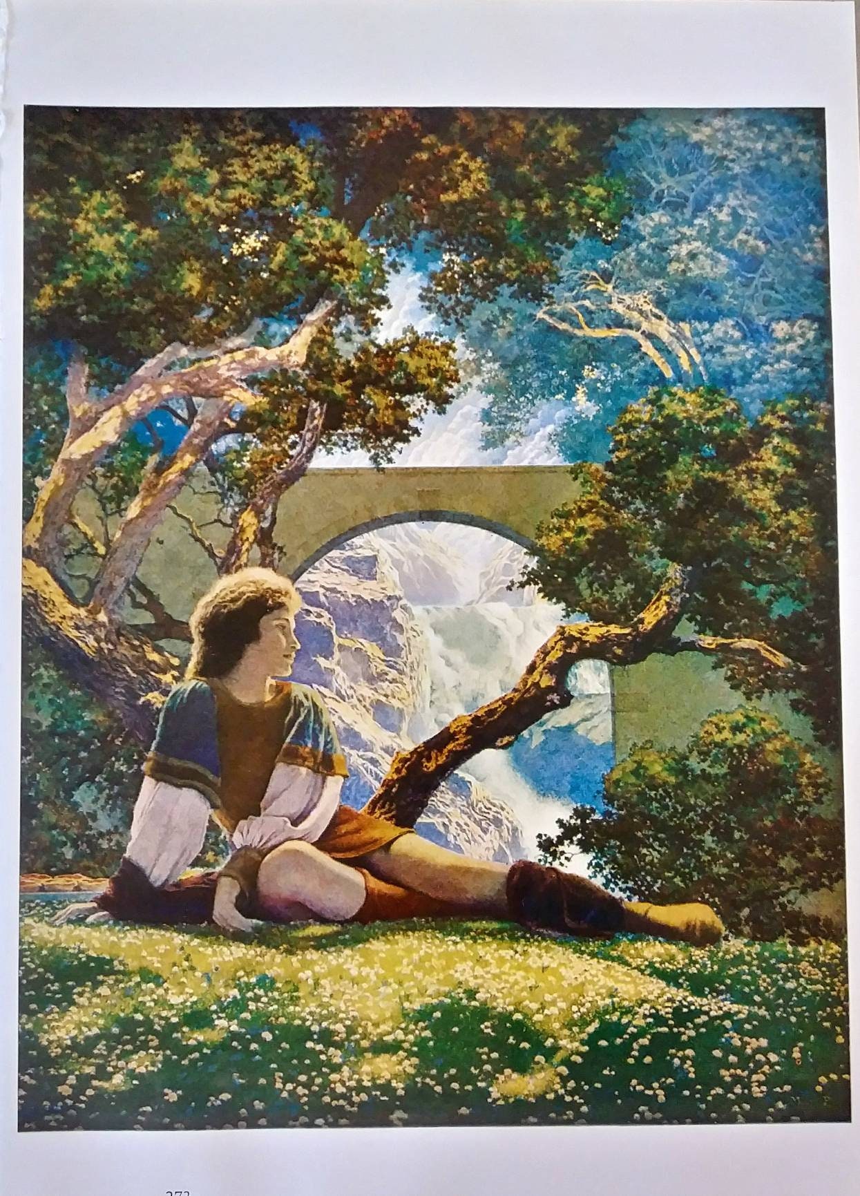 Maxfield Parrish Vintage Print the Knave of Hearts 14.25'' X 10 ...