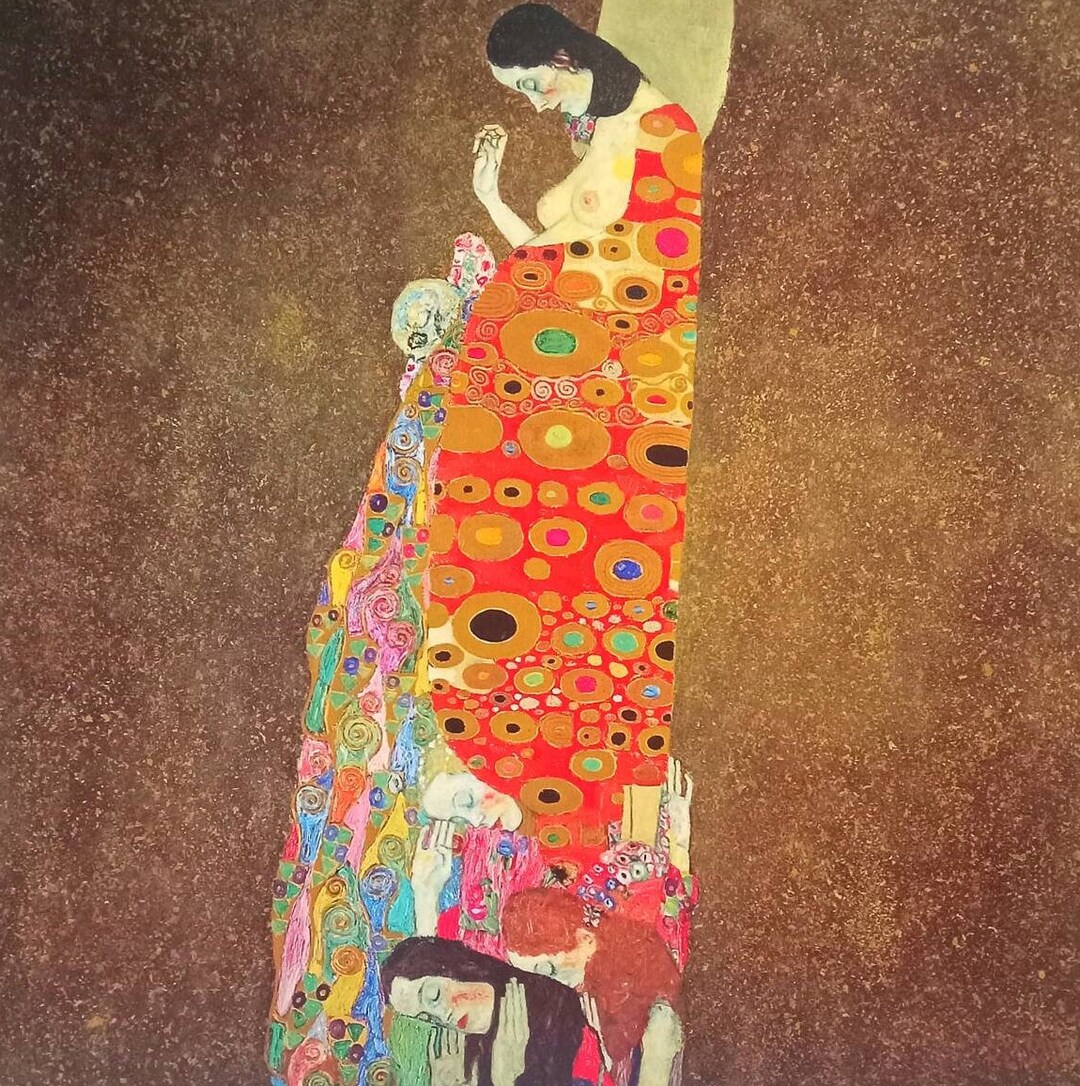 Gustav Klimt Print HOPE II - Etsy