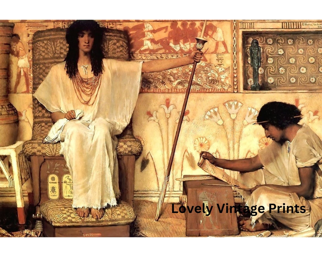 Pharaoh's Daughter Finds Moses Art Print the Finding of Moses by Sir ...