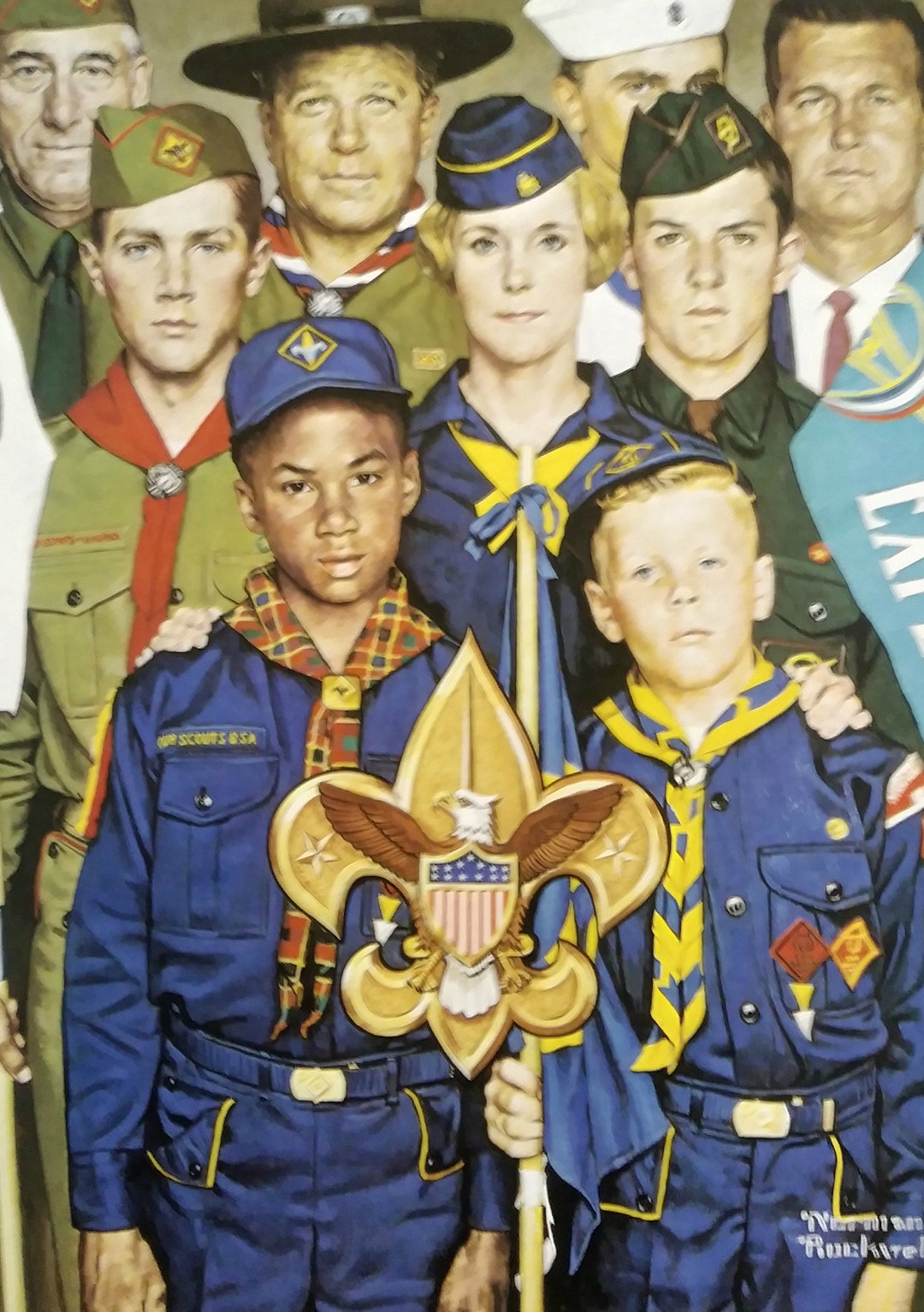 Norman Rockwell Boy Scouts Print 11.5 X 8.5 Scouting, Americana ...