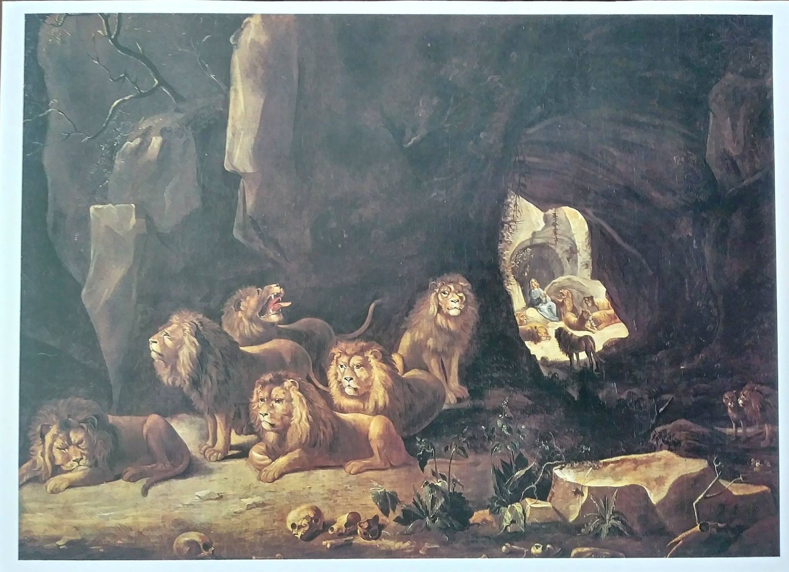 Daniel in the Lion's Den by David Teniers Fine Art Print - Etsy