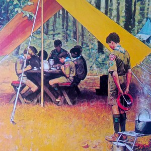 Printable Boy Scouts Art Norman Rockwell Boy Scouts Print PRINTABLE ART ...