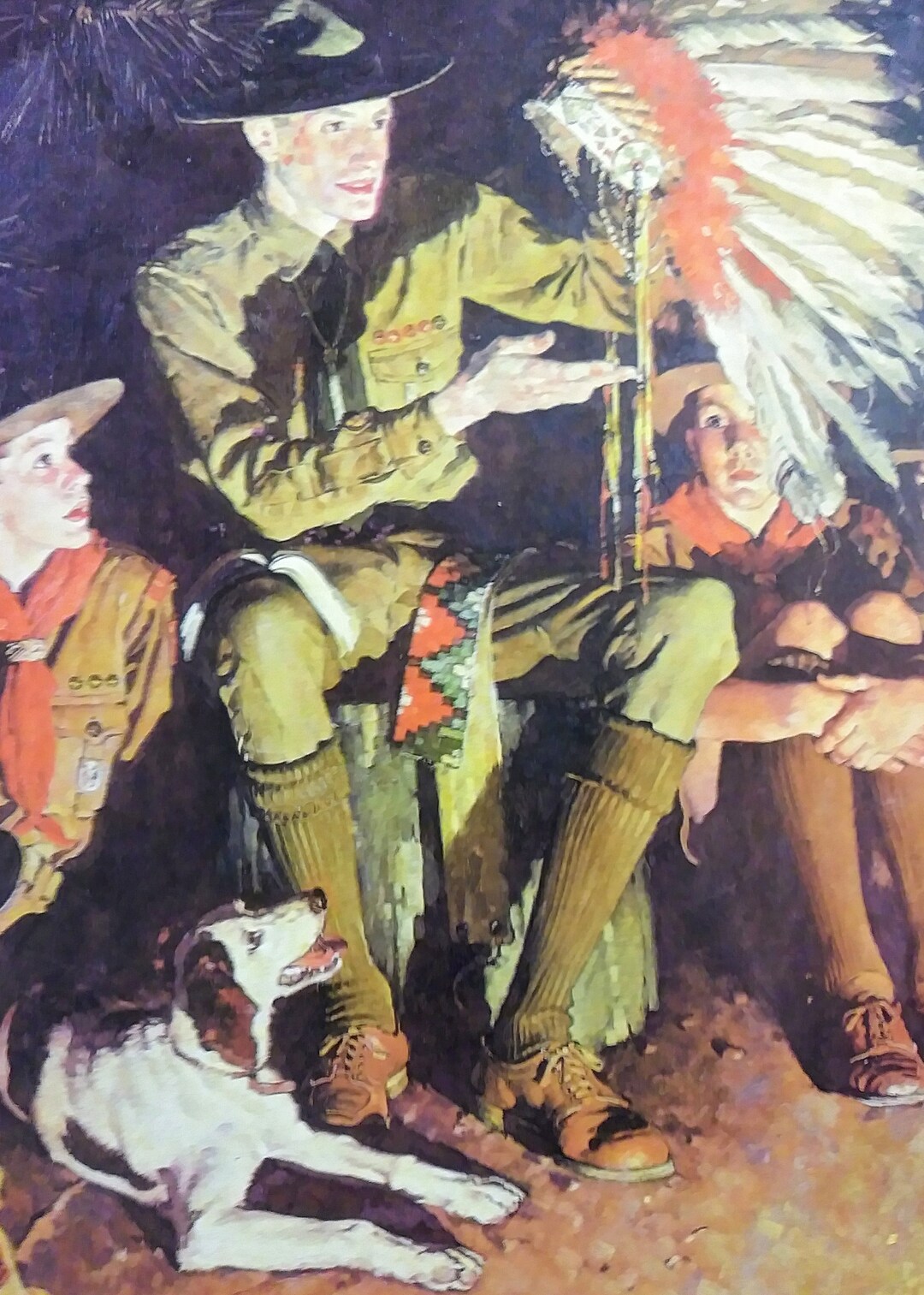 Norman Rockwell Boy Scouts Print 11.5 X 8.5 Scouting, Americana ...