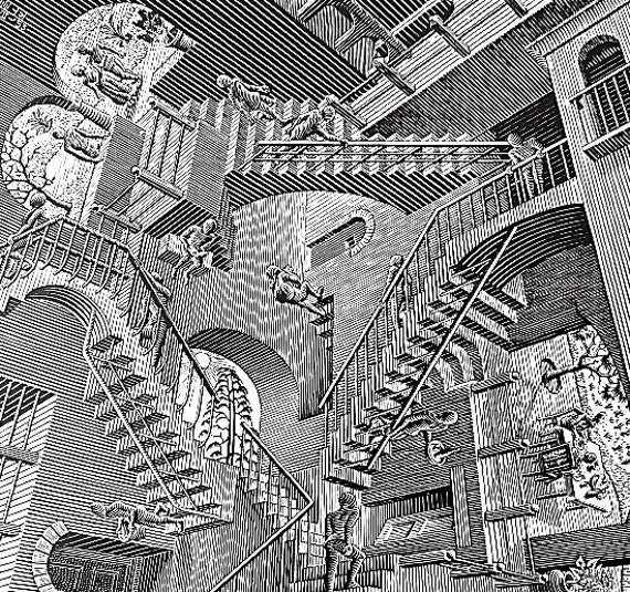 Relativity Escher