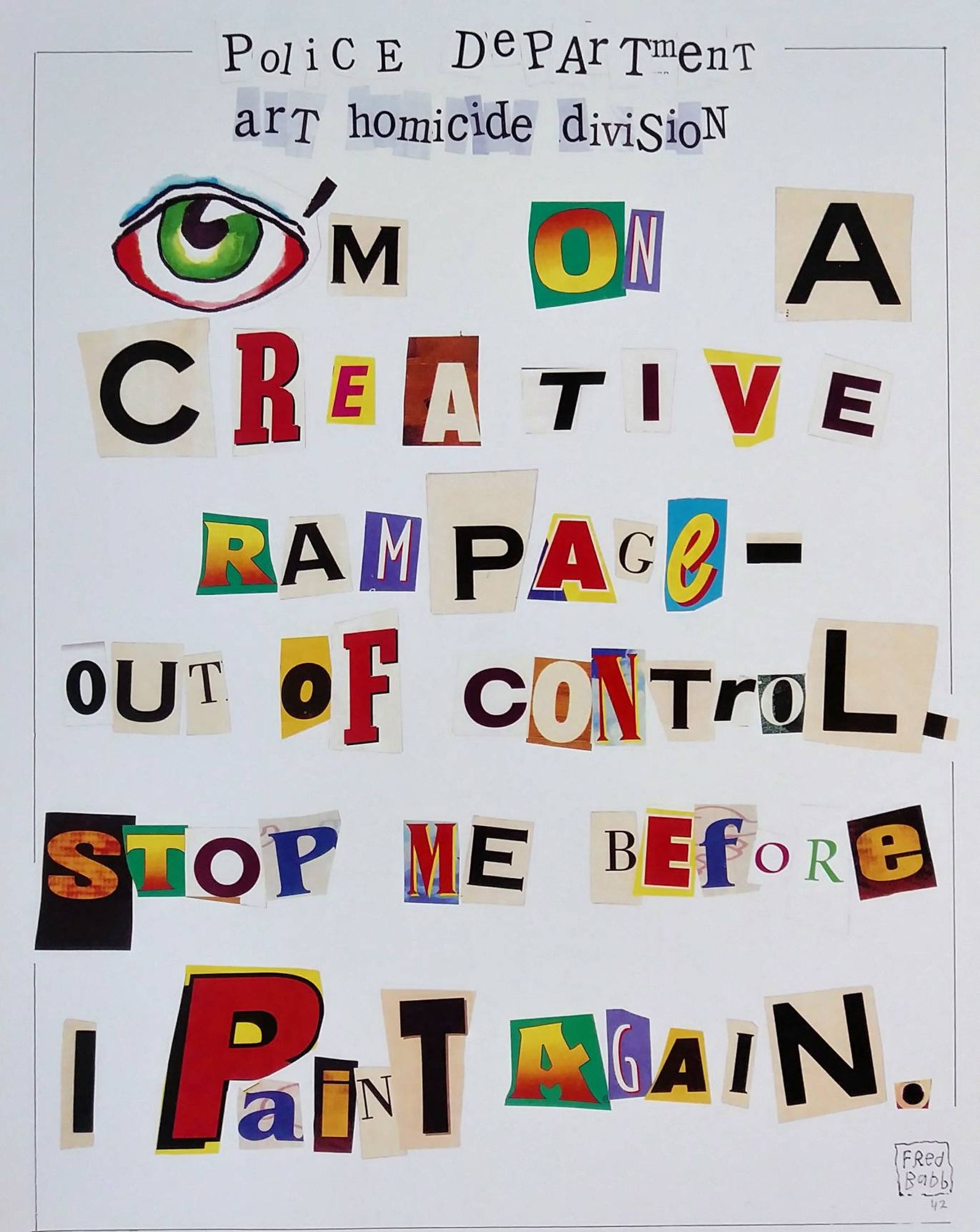 Colorful Pop Art police Department Art Homicide - Etsy