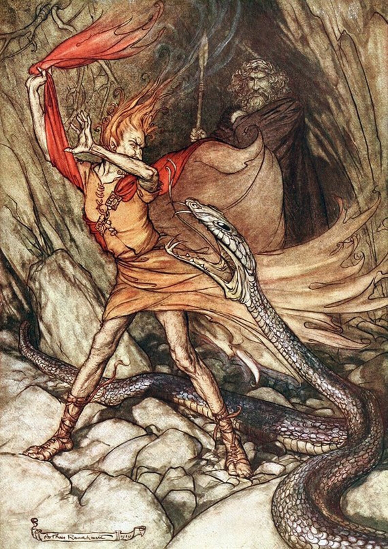 Rhinegold & Valkyrie Arthur Rackham Vintage Edwardian Era - Etsy