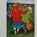 Colorful African American Art Print QUILTING TIME by J. Green Black Art ...