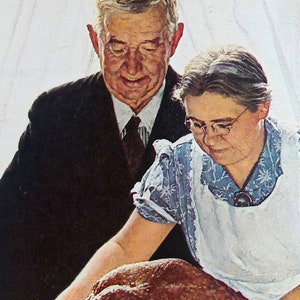 Printable Thanksgiving Dinner Print *freedom From Want* by Norman ...