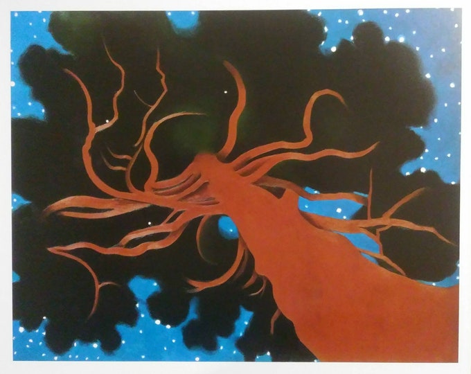 Large Georgia O'keeffe Fine Art Print, the Lawrence Tree, Fine Art ...