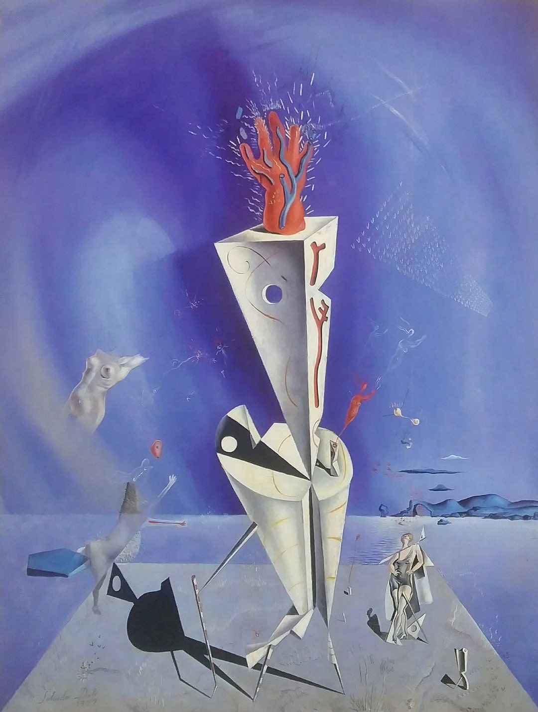 Salvador Dali Wall Art Apparatus and Hand Fine Art Print - Etsy