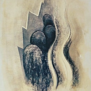 Georgia O'keeffe Fine Art Print DRAWING XIII Vintage - Etsy