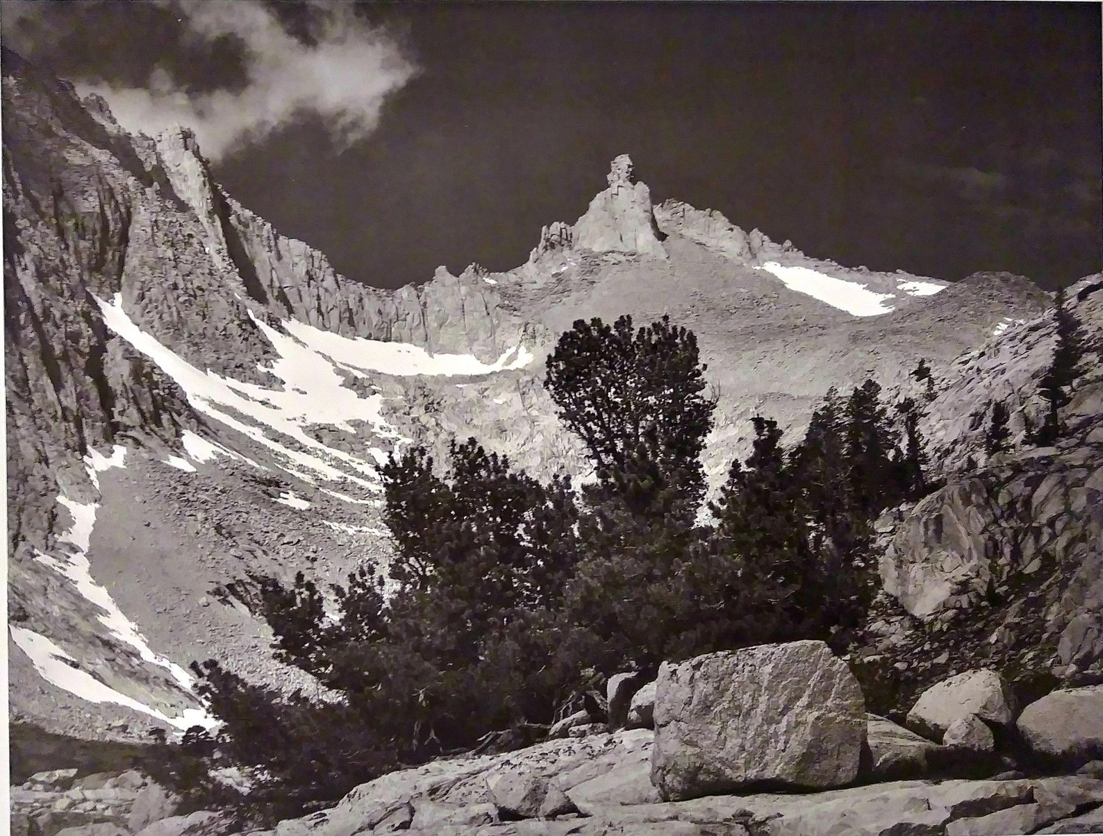 Ansel Adams Fine Art Print Milestone Mountain Sequoia - Etsy