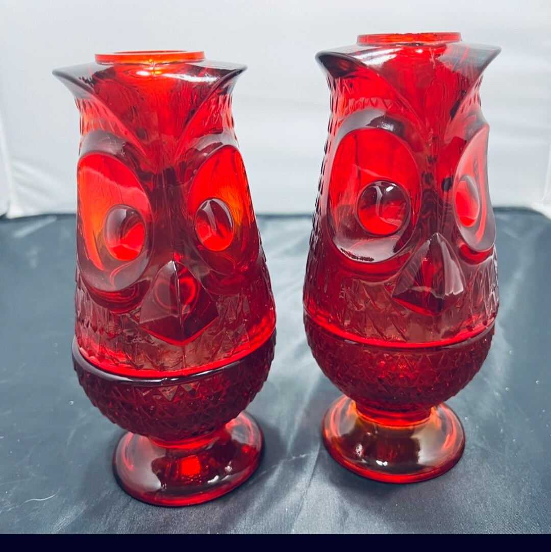 One Viking Red Owl Fairy Lamp, 2 is Available for Purchase - Etsy