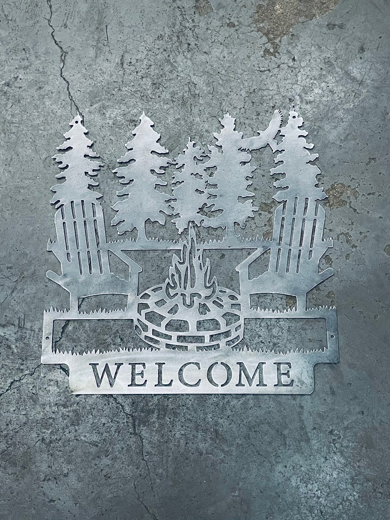 Campfire Monogram - Etsy