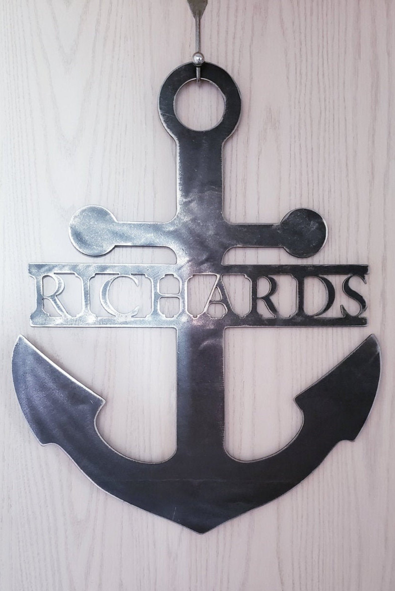 Anchor Sign, Custom Name - Etsy