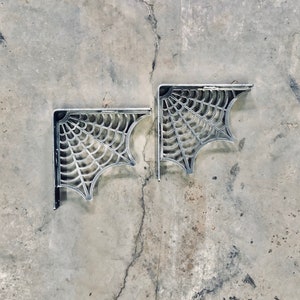 Steel Spider Web Shelf Bracket 12" - Etsy
