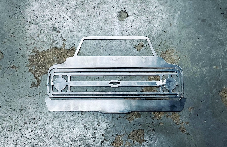 1968 C10 Metal Sign - Etsy