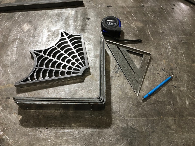 Steel Spider Web Shelf Bracket 12 | Etsy