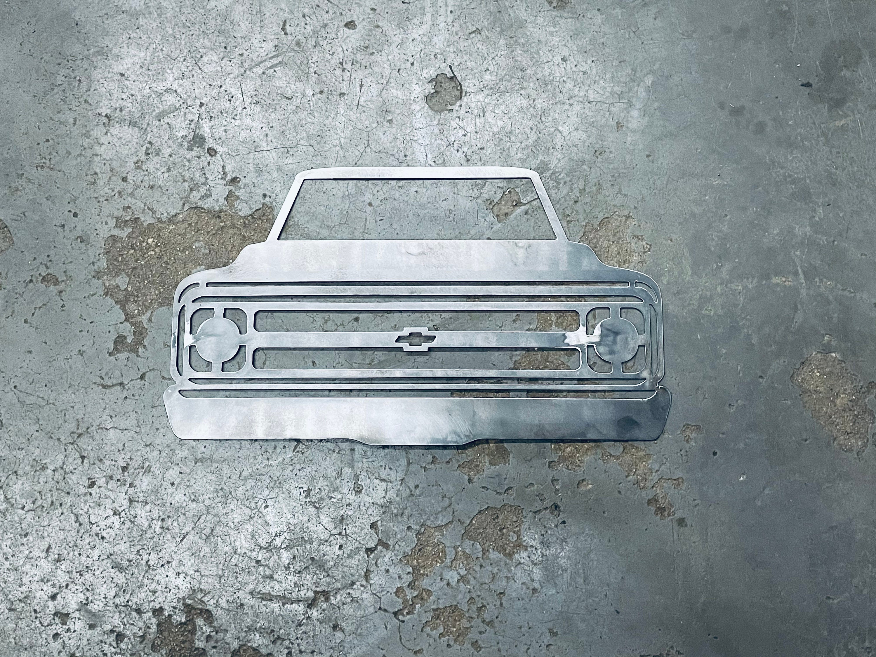 1968 C10 Metal Sign - Etsy