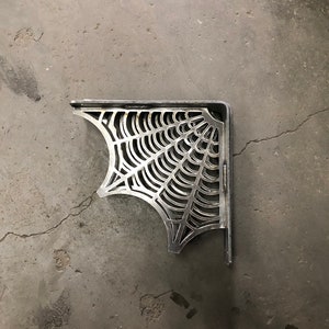 Steel Spider Web Shelf Bracket 12" - Etsy