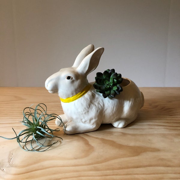 Rabbit Planter - Etsy