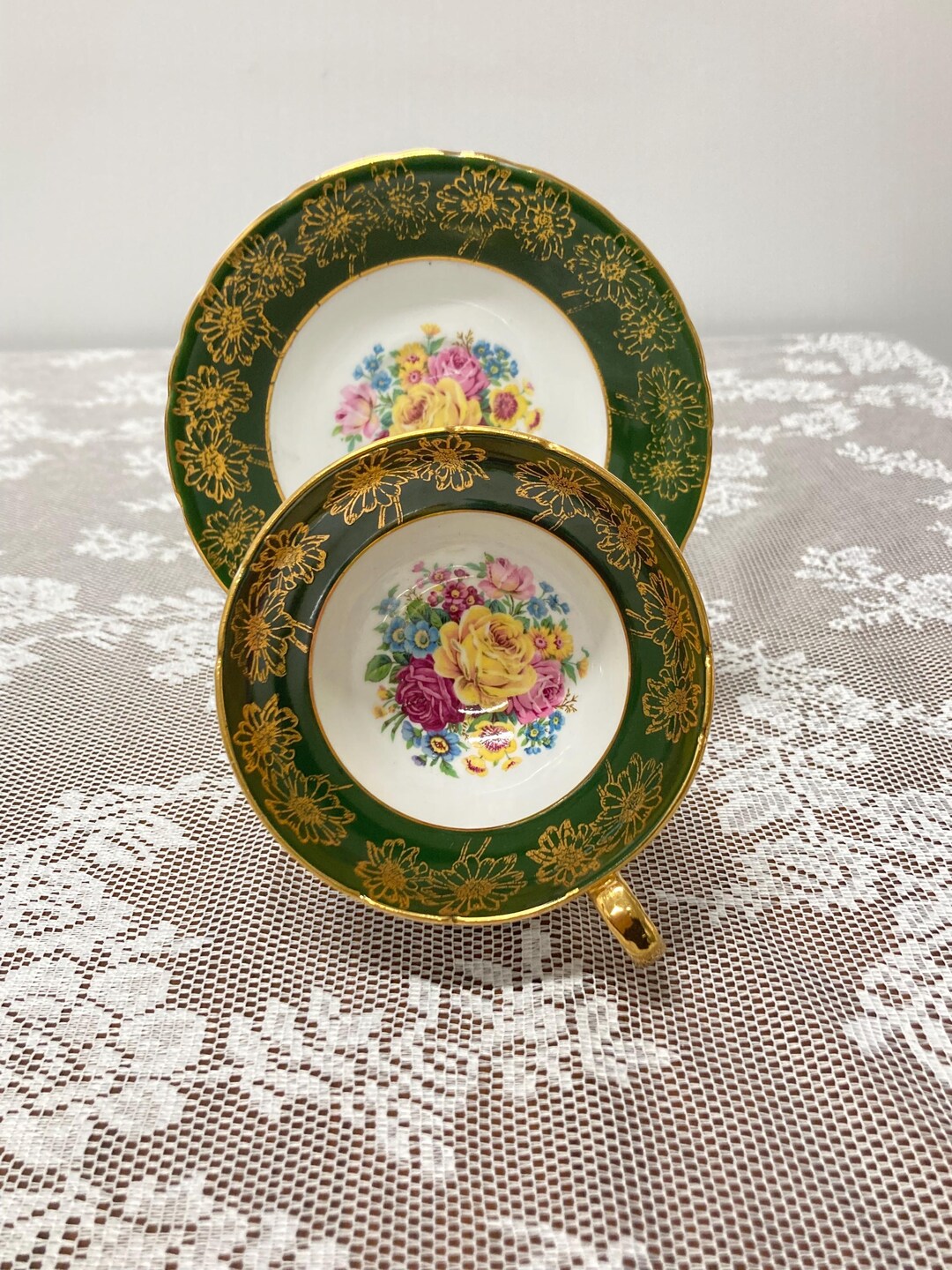 Vintage Stanley Fine Bone China Teacup and Saucer England - Etsy
