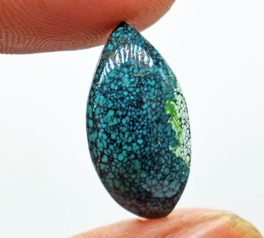 Spider Turquoise Gemstone, Genuine Tibetan Turquoise , Natural Tibetan ...