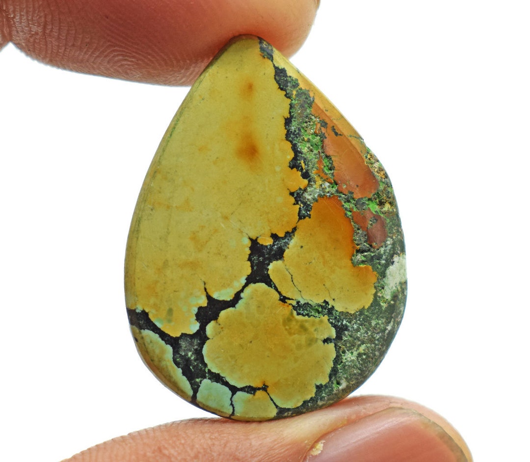 Pierre précieuse naturelle TURQUOISE TIBÉTAINE, 26.10 cts, Pierre ...