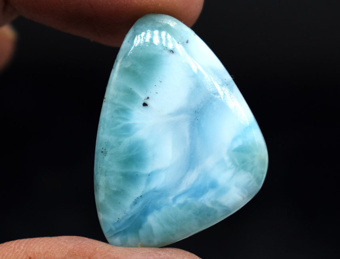 Genuine BLUE LARIMAR Gemstone Beautiful Larimar Stone - Etsy UK