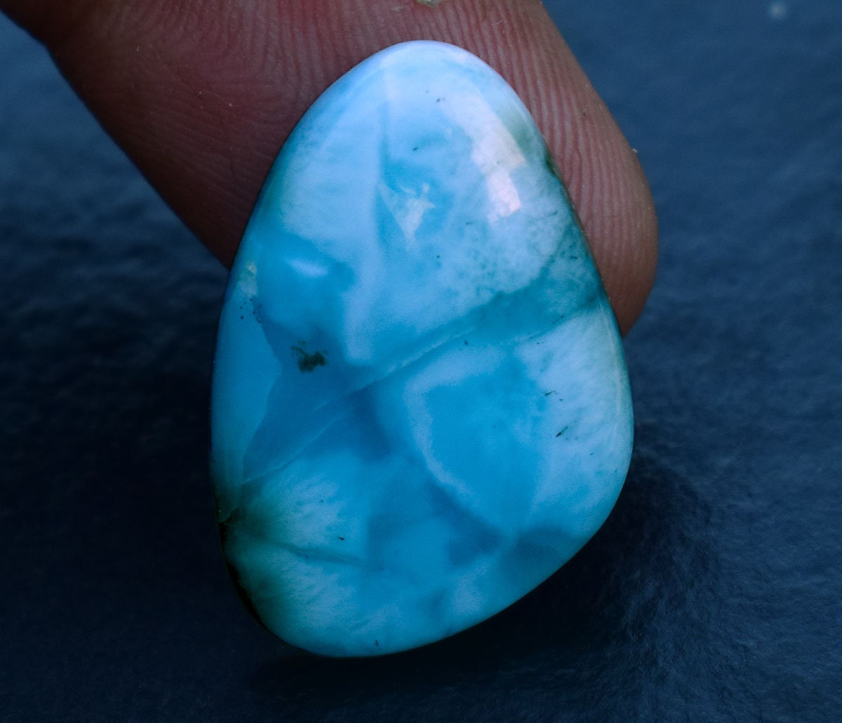 Wholesale Larimar Gemstone 18.20 Cts Original Larimar Stone - Etsy UK