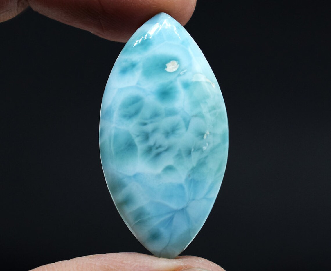 Genuine BLUE LARIMAR Gemstone Birthstone Larimar Stone - Etsy