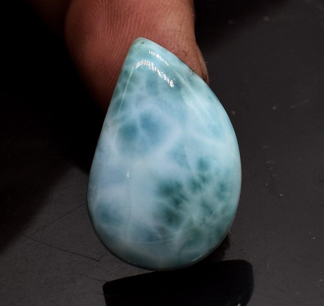 20.50 Cts Natural LARIMAR Stone, Blue Larimar, Cabochon Larimar Stone ...