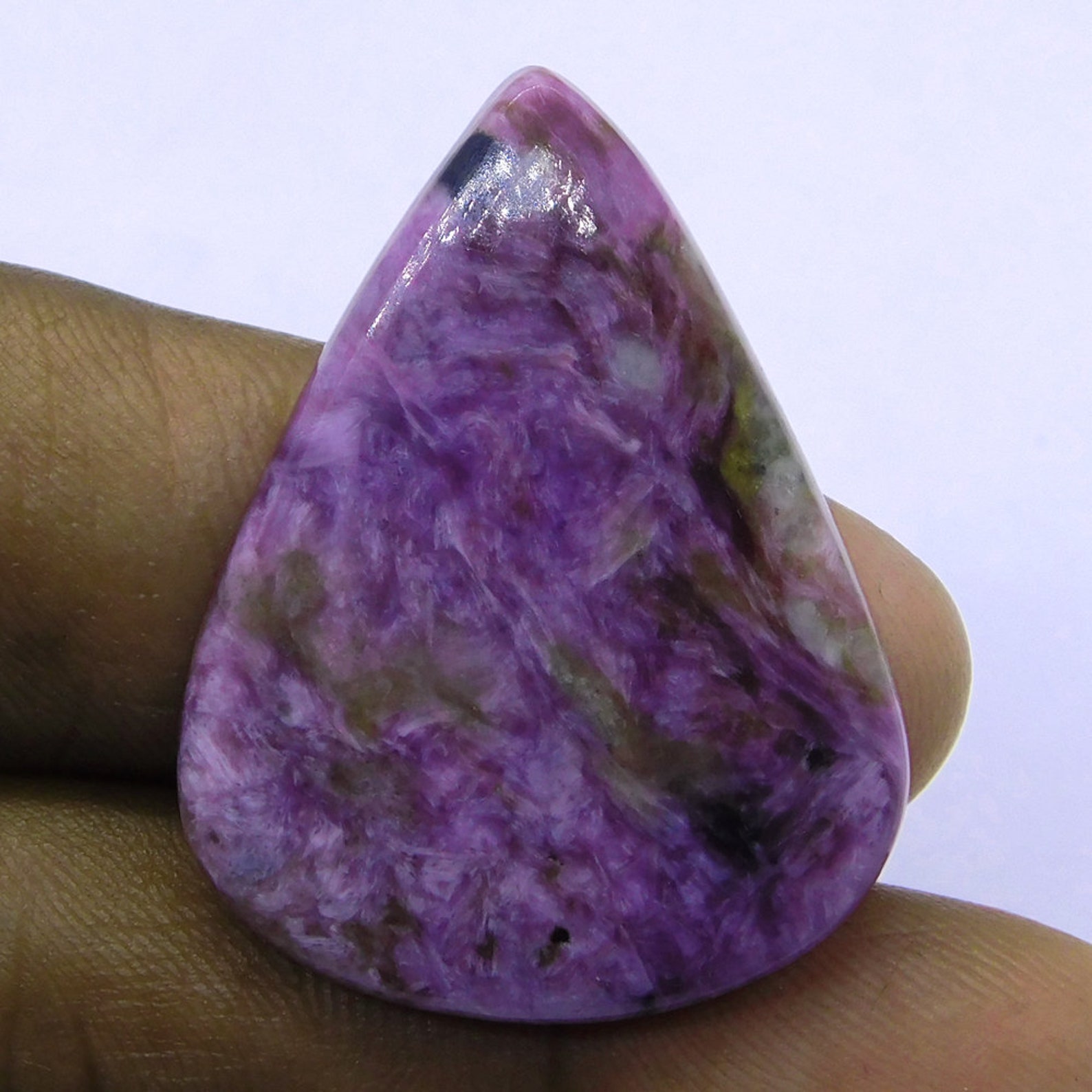 Excellent Charoite Gemstone 39.45 Cts Top Quality Charoite | Etsy