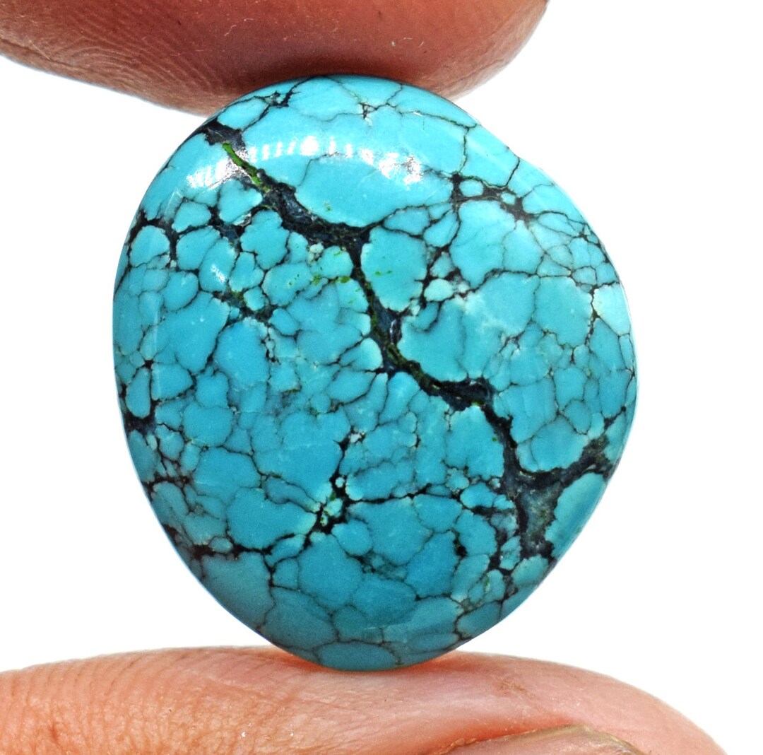 Maravillosa piedra preciosa TURQUESA TIBETANA de 11,50 cts. Hermosa ...