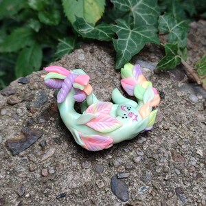 Polymer Clay Dragon Photoluminous Forest Dragon - Etsy