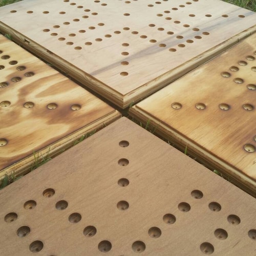 HANDMADE Real Wood WAHOO BOARD With Marbles & Dice - Etsy