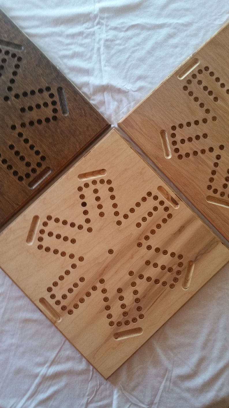 HANDMADE Real Wood WAHOO BOARD with marbles & dice | Etsy