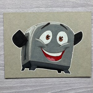 Little Toaster Brave Little Toaster Original Drawing - Etsy