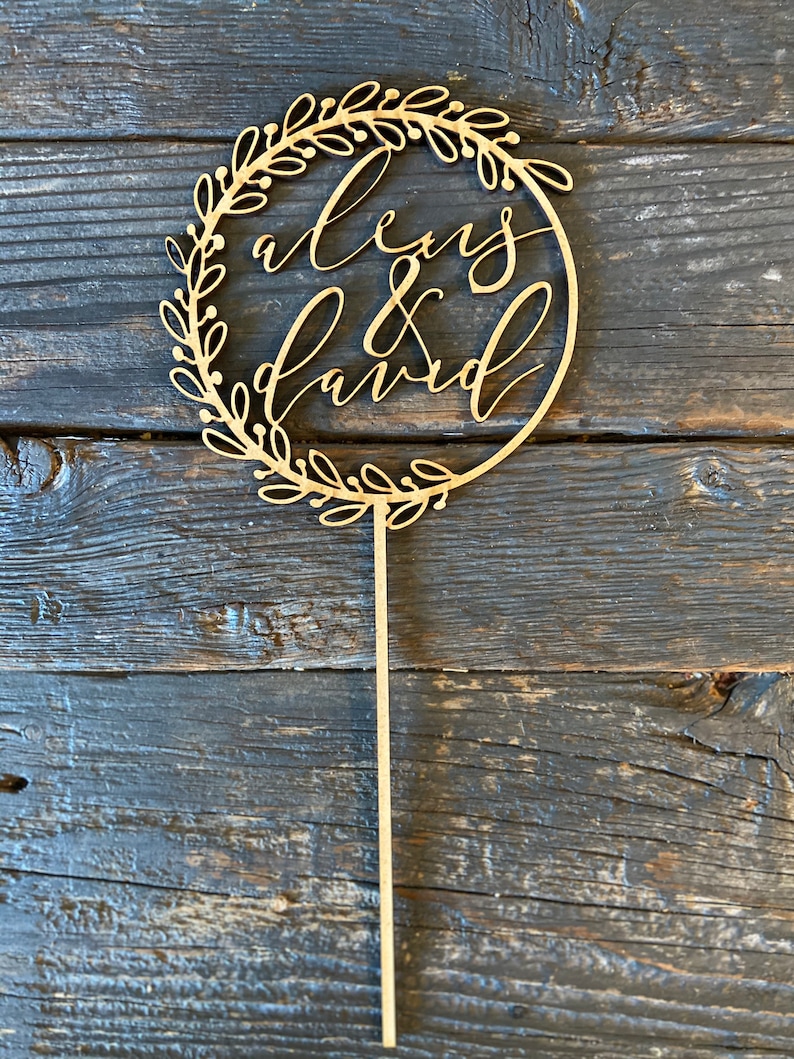 Wood Cake Toppers | Mr Mrs Cake Topper |rustic Cake Toppers for Wedding ...