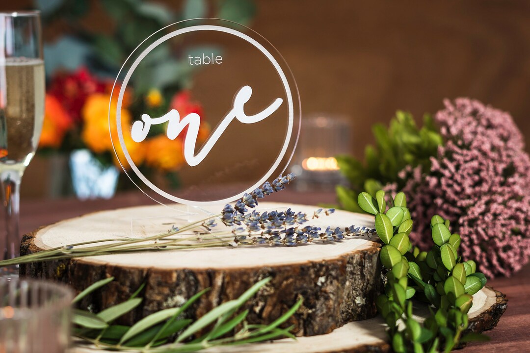 Wedding Table Numbers With Holders, Table Numbers ,wedding Table ...