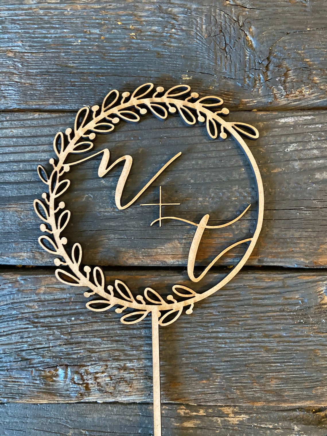 Wood Cake Toppers | Mr Mrs Cake Topper |rustic Cake Toppers for Wedding ...