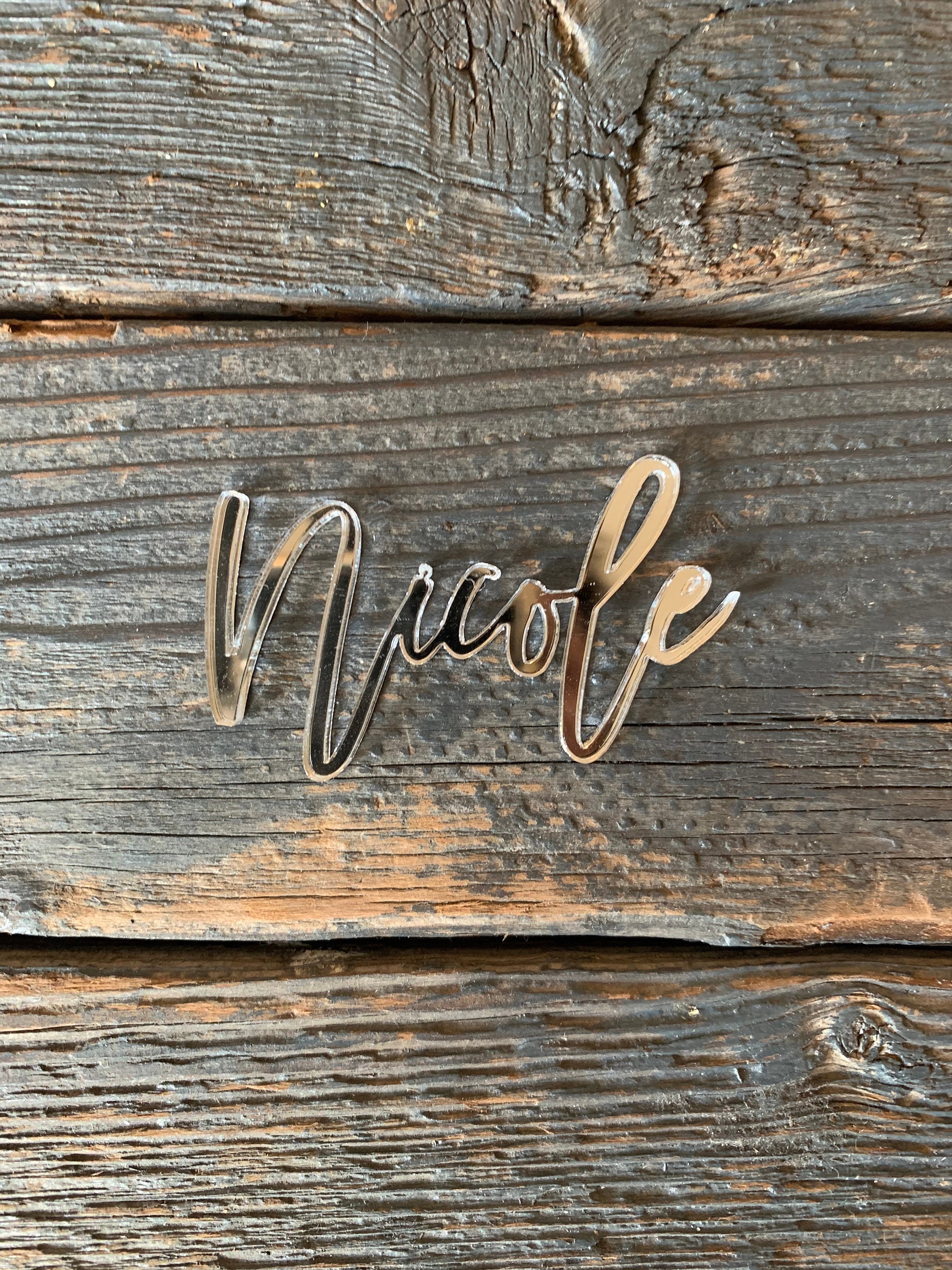 Personalized Wooden Place Cards Name Plates for Wedding - Etsy