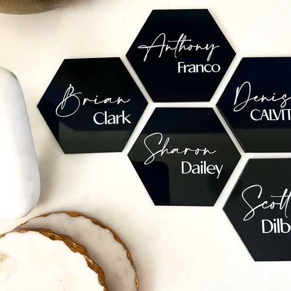 Acrylic Place Card - Etsy